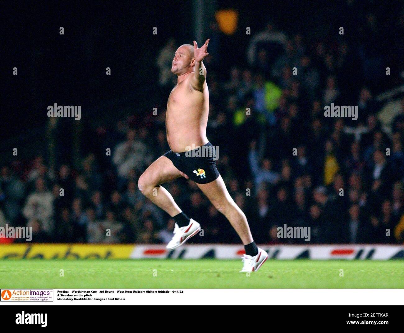 A streaker on the pitch hi-res stock photography and images - Alamy
