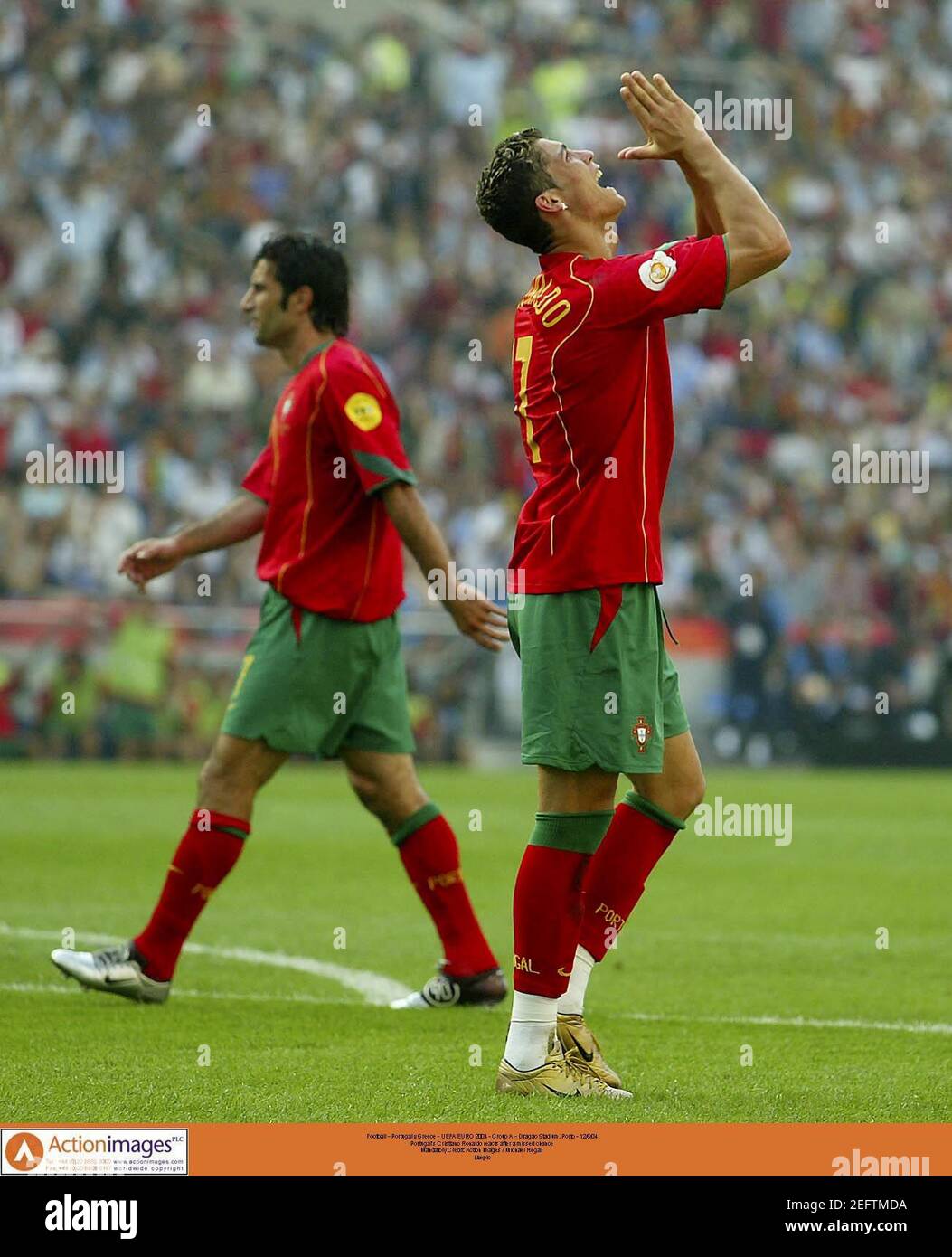 Cristiano ronaldo portugal 2004 greece hi-res stock photography and ...