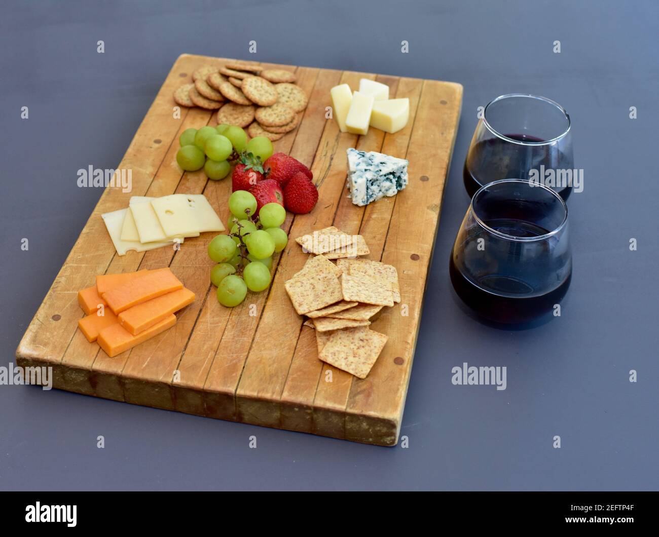 Simple gourmet charcuterie arrangement for romantic special evening at ...