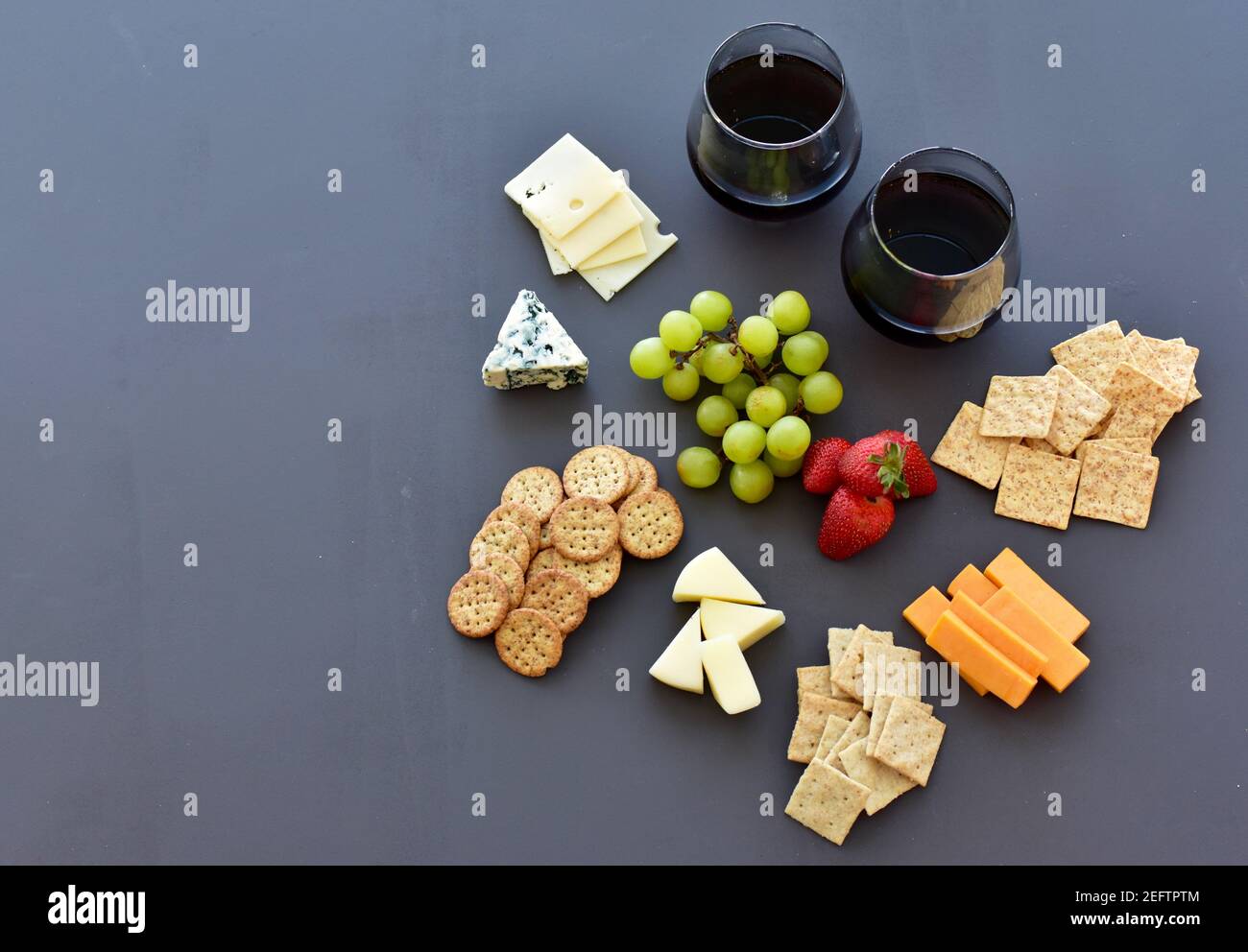 Simple gourmet charcuterie arrangement for romantic special evening at ...