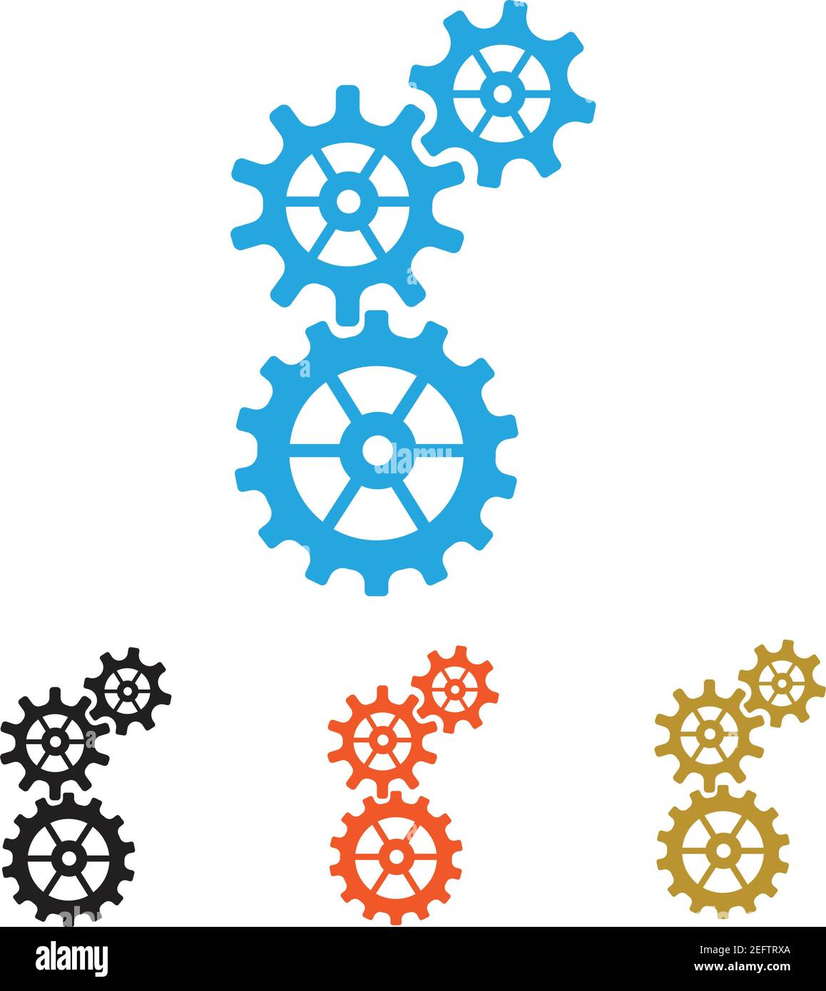 Gear Logo Template vector icon illustration design Stock Vector Image ...