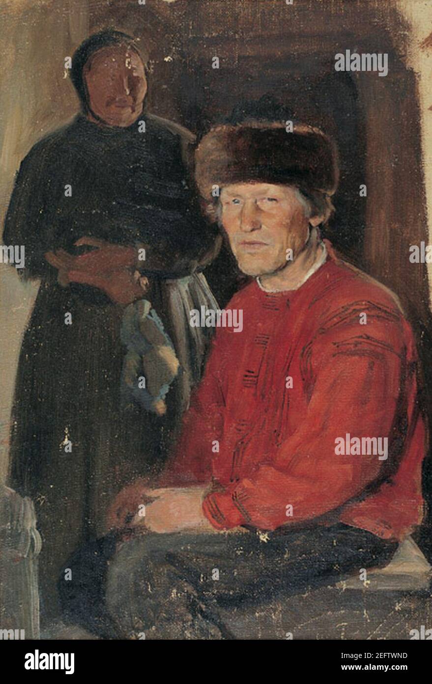 Onu Paul punases kampsunis ja , Paul Raud Stock Photo - Alamy