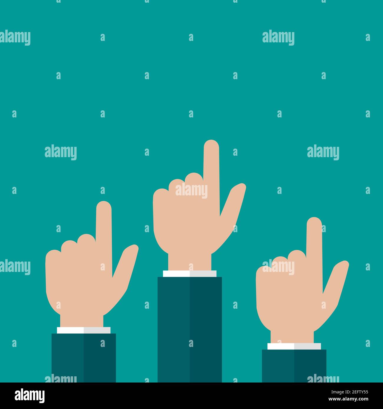 Point up Stock Vector Images - Alamy