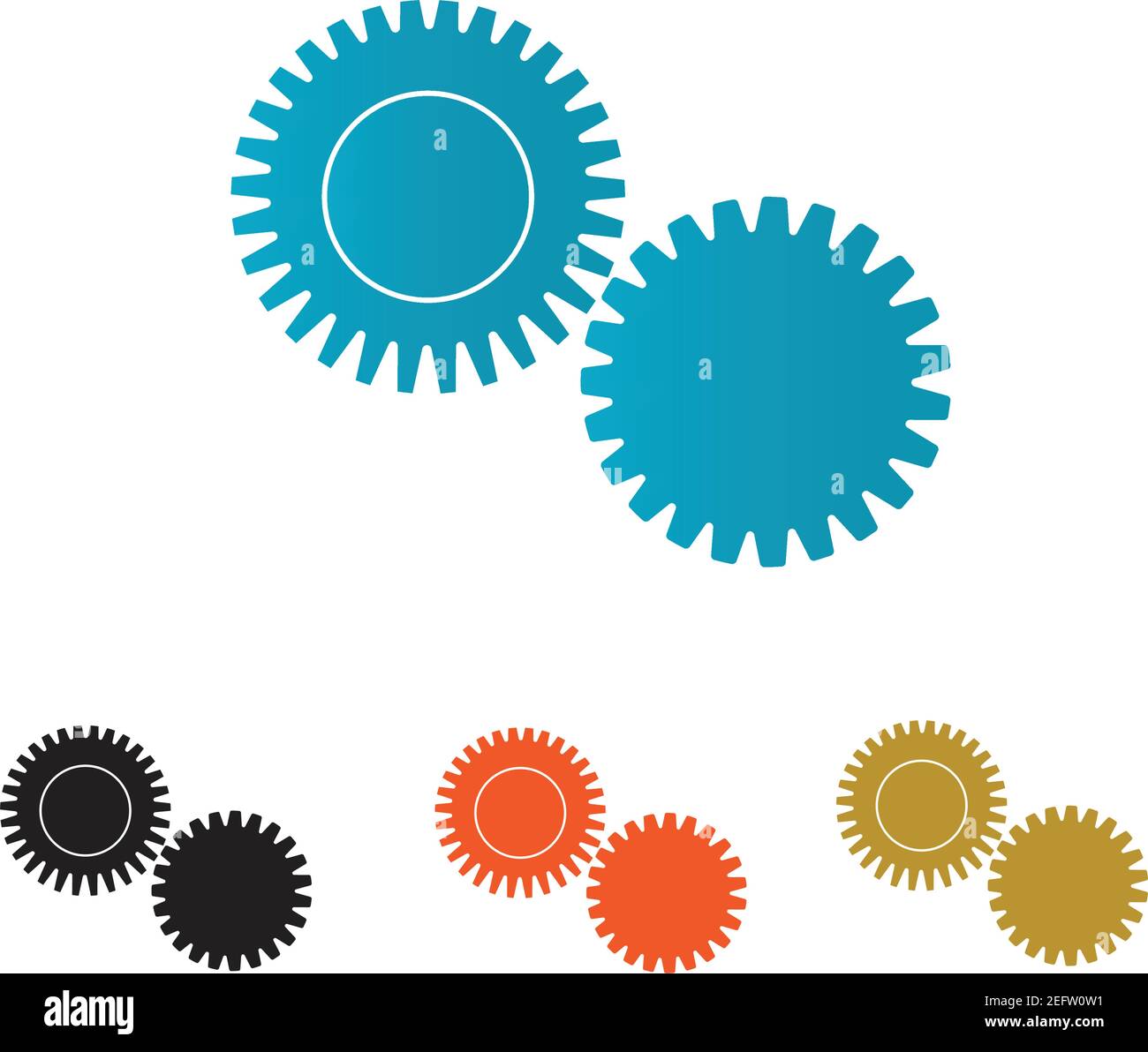 Gear Logo Template vector icon illustration design Stock Vector Image ...