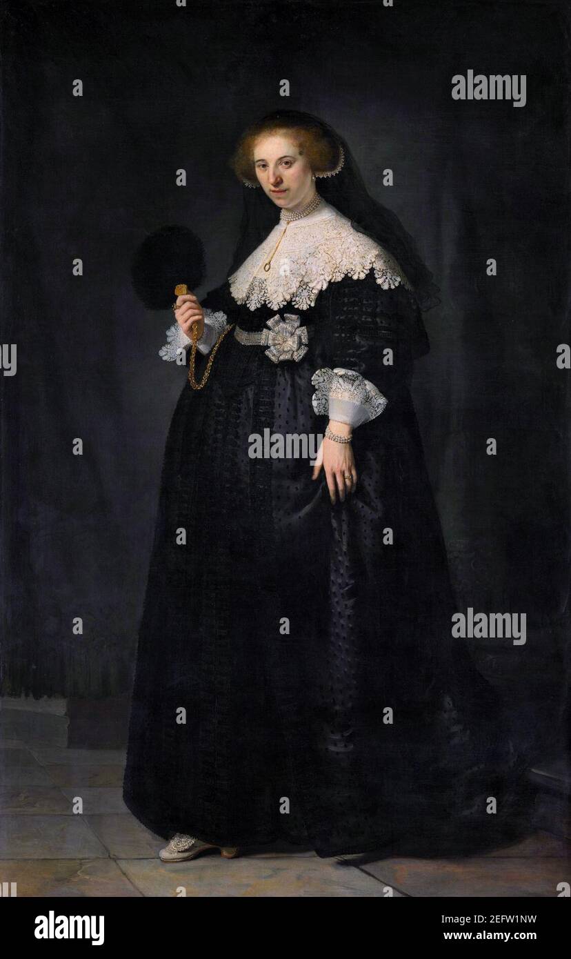 Oopjen Coppit (1611-1689), by Rembrandt Stock Photo - Alamy
