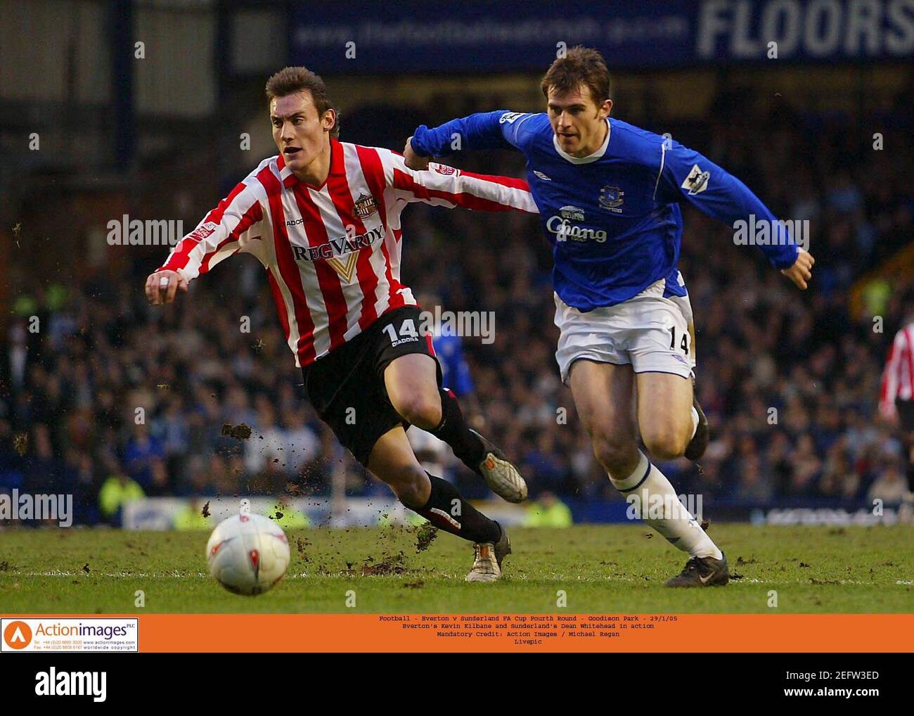 Soccer fa cup fourth round everton v sunderland goodison park hi-res ...