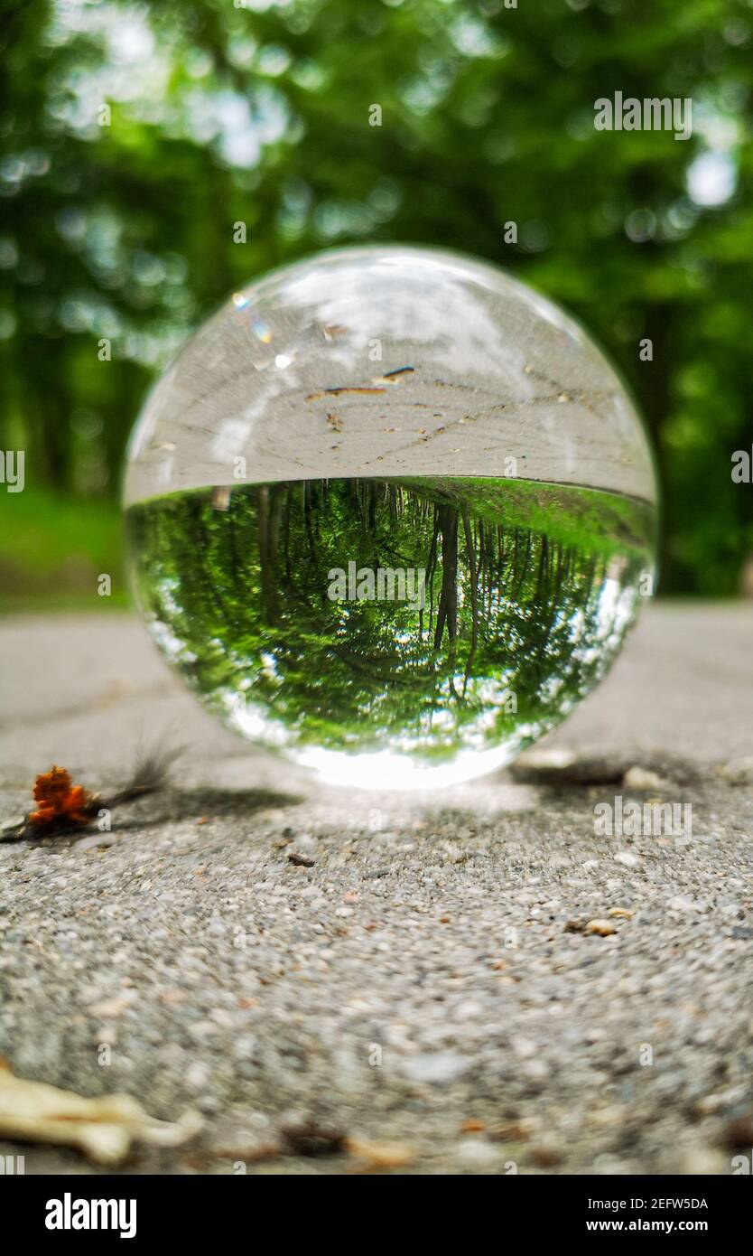 Crystal ball in park hi-res stock photography and images - Alamy
