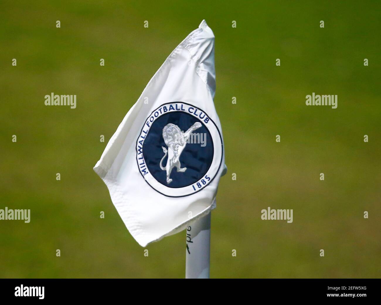 LONDON, United Kingdom, FEBRUARY 17: Millwaal FC corner Flag during The ...