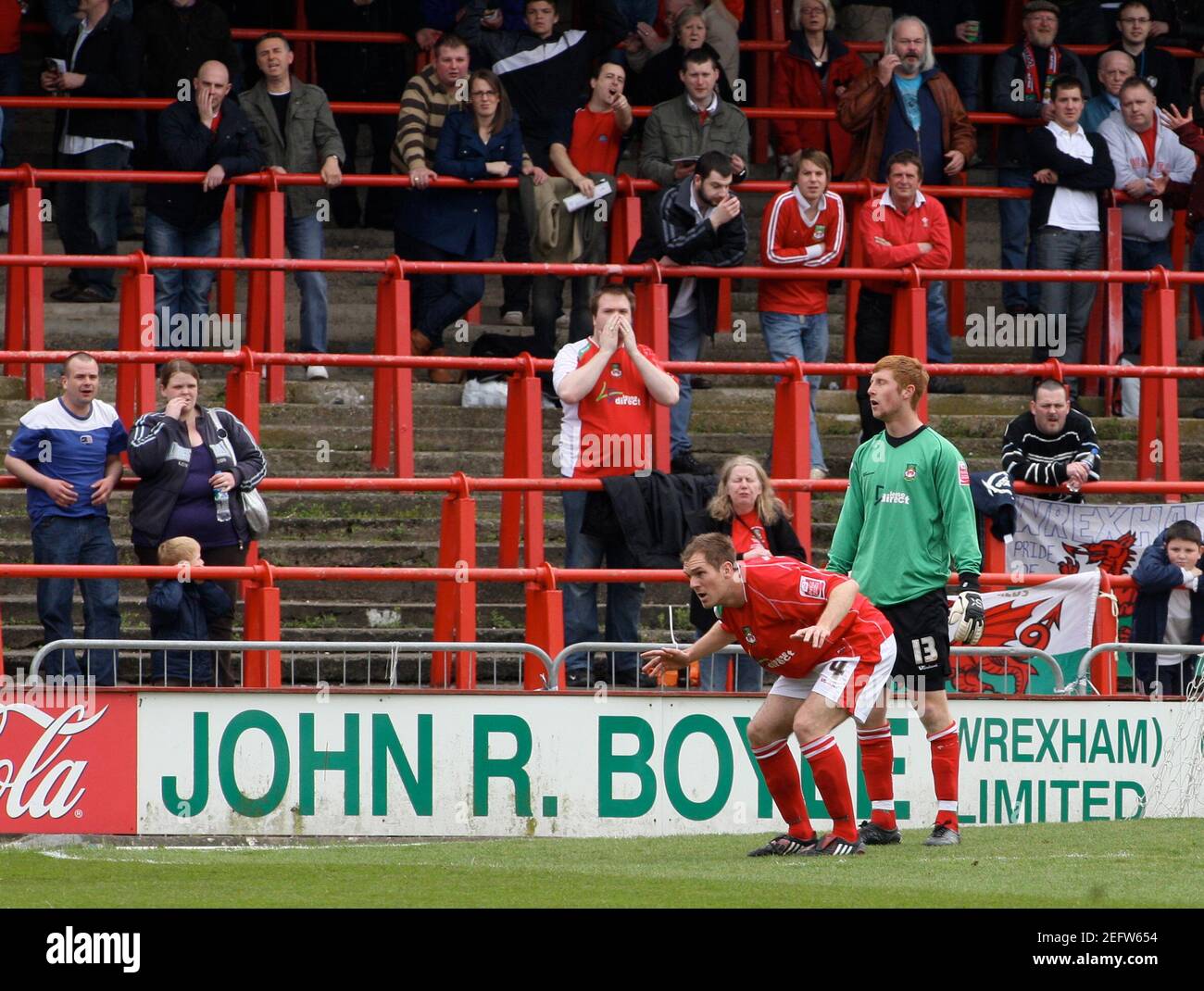 Wrexhams shaun pejic hi-res stock photography and images - Alamy