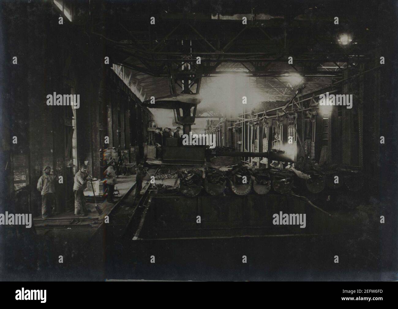 Open hearth furnace DMK Stock Photo - Alamy