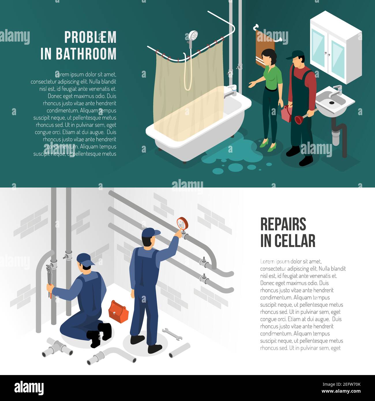 Plumbing fixtures vector vectors hi-res stock photography and images ...