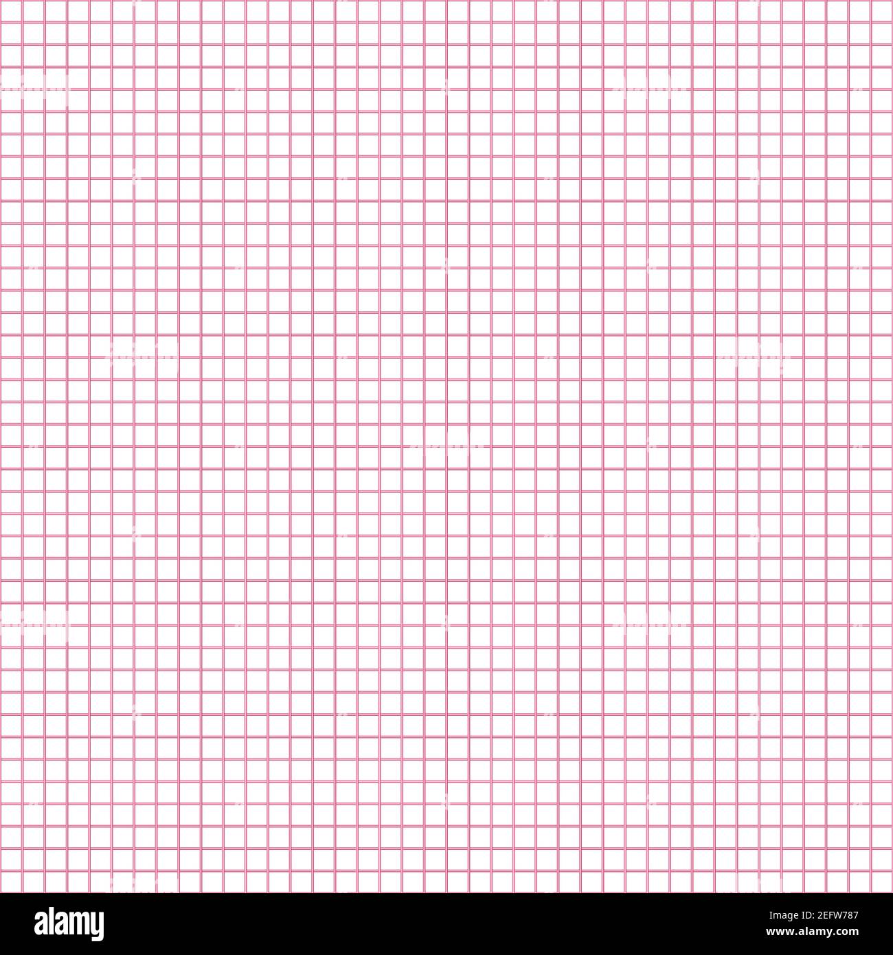 Grid paper. Abstract squared background with pink graph. Geometric ...