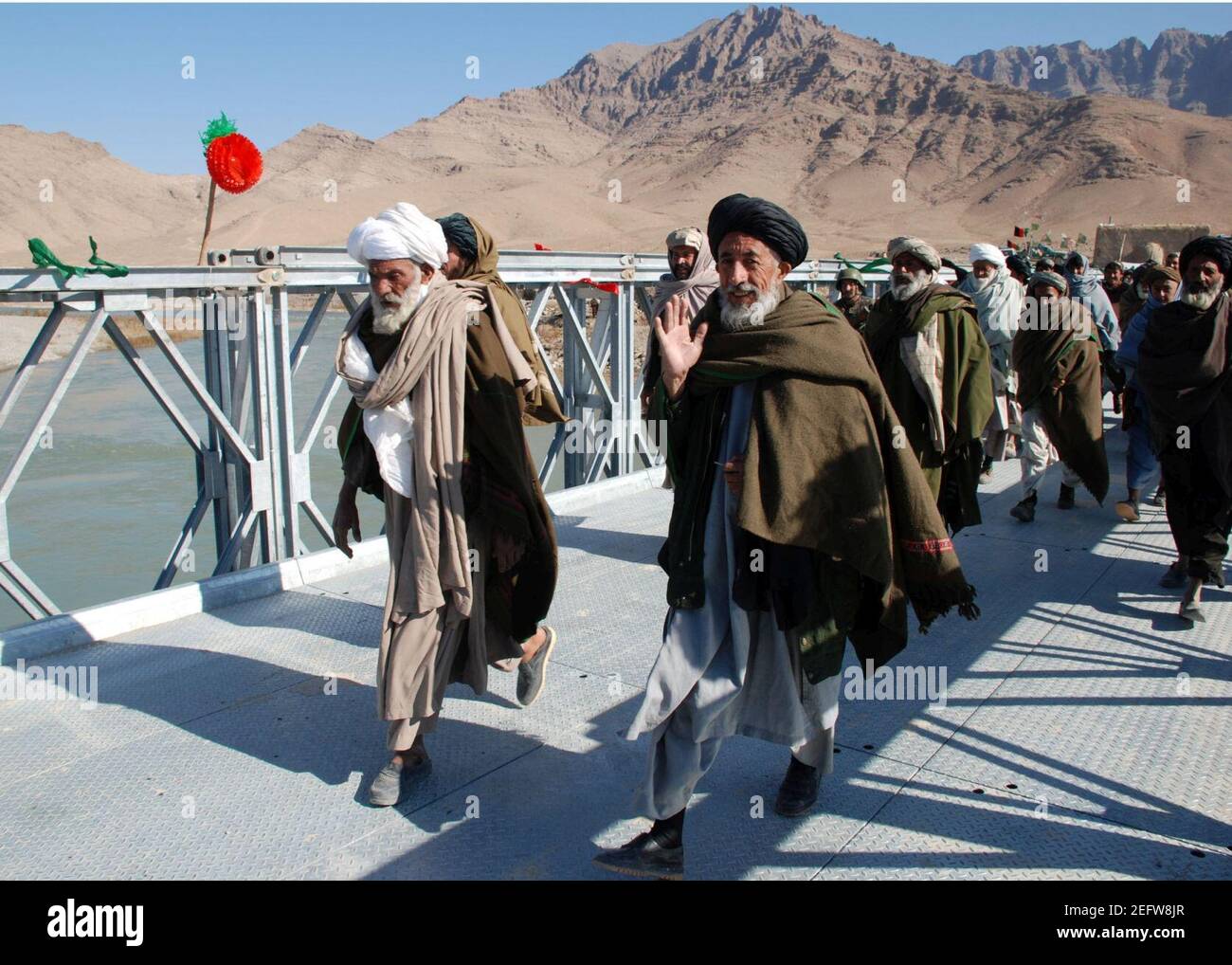Opening of the Chutu bridge -b Stock Photo - Alamy