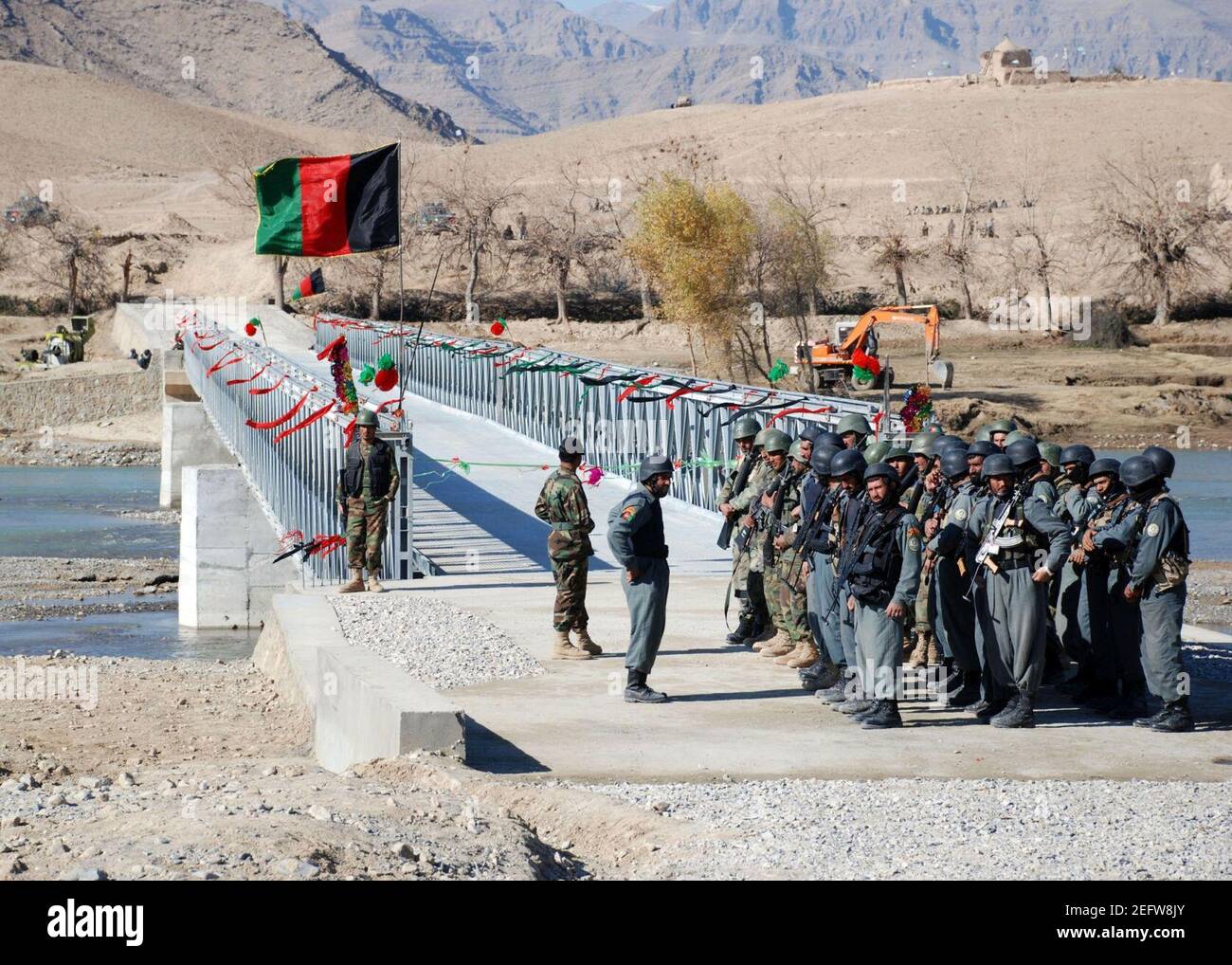 Opening of the Chutu bridge -d Stock Photo - Alamy