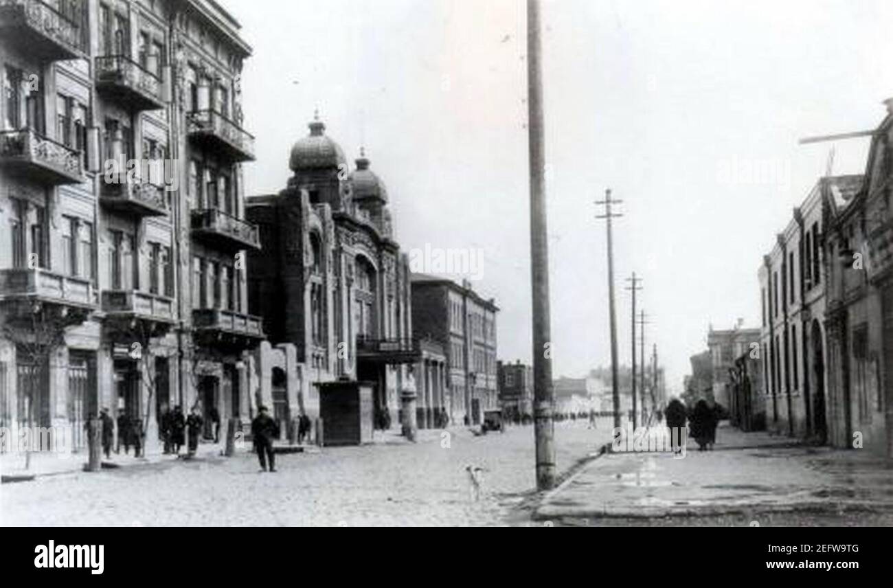 Opera theater in Baku-1914 Stock Photo - Alamy