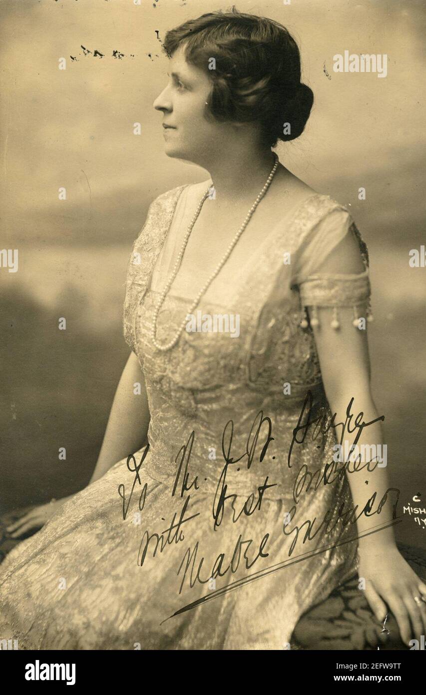 Opera singer Mabel Garrison Stock Photo - Alamy