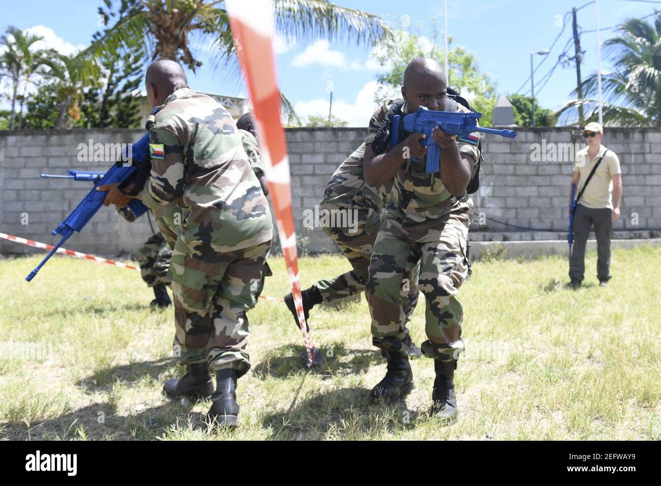 Operation Cutlass Express 2017 - different nations' boarding parties ...