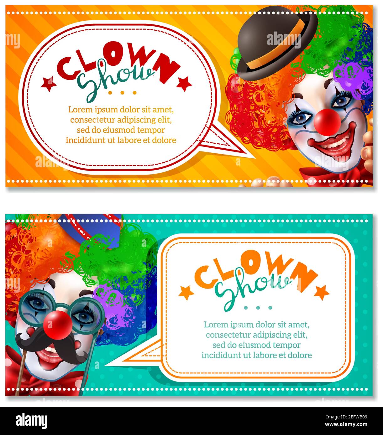 Clowns head Stock Vector Images - Alamy