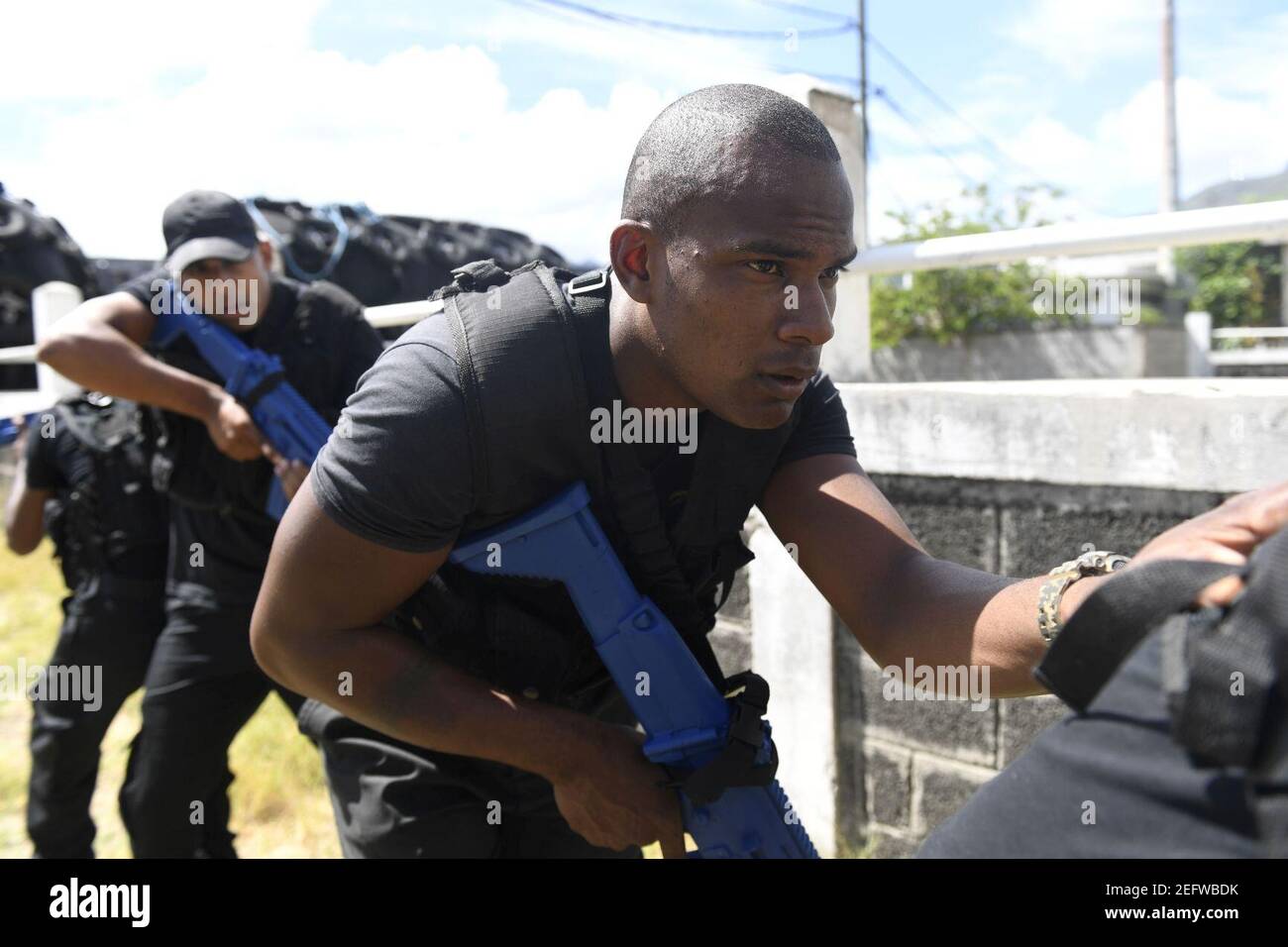 Operation Cutlass Express 2017 - different nations' boarding parties ...