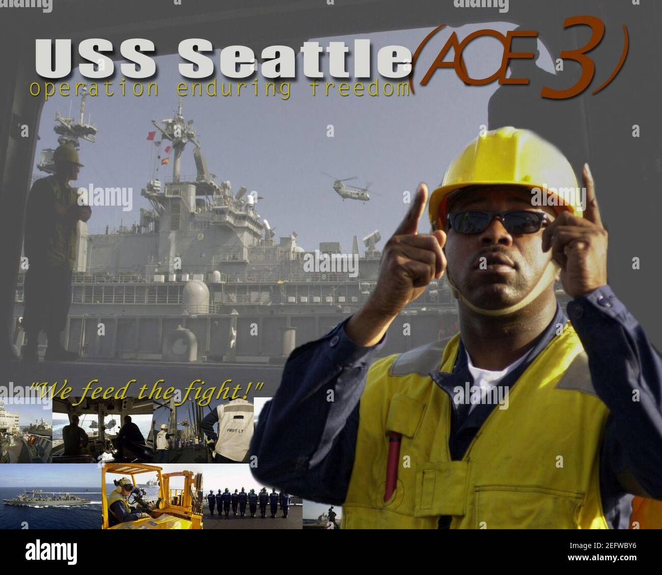 Operation Enduring Freedom. (U.S. Navy layout and design Stock Photo ...