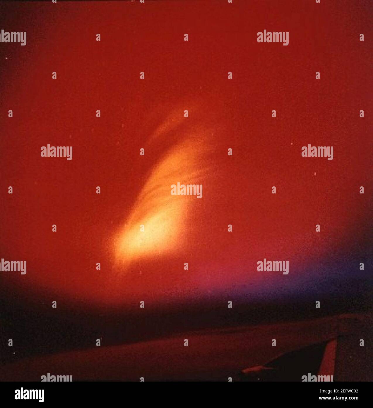 Operation Dominic Starfish-Prime nuclear test from plane Stock Photo ...