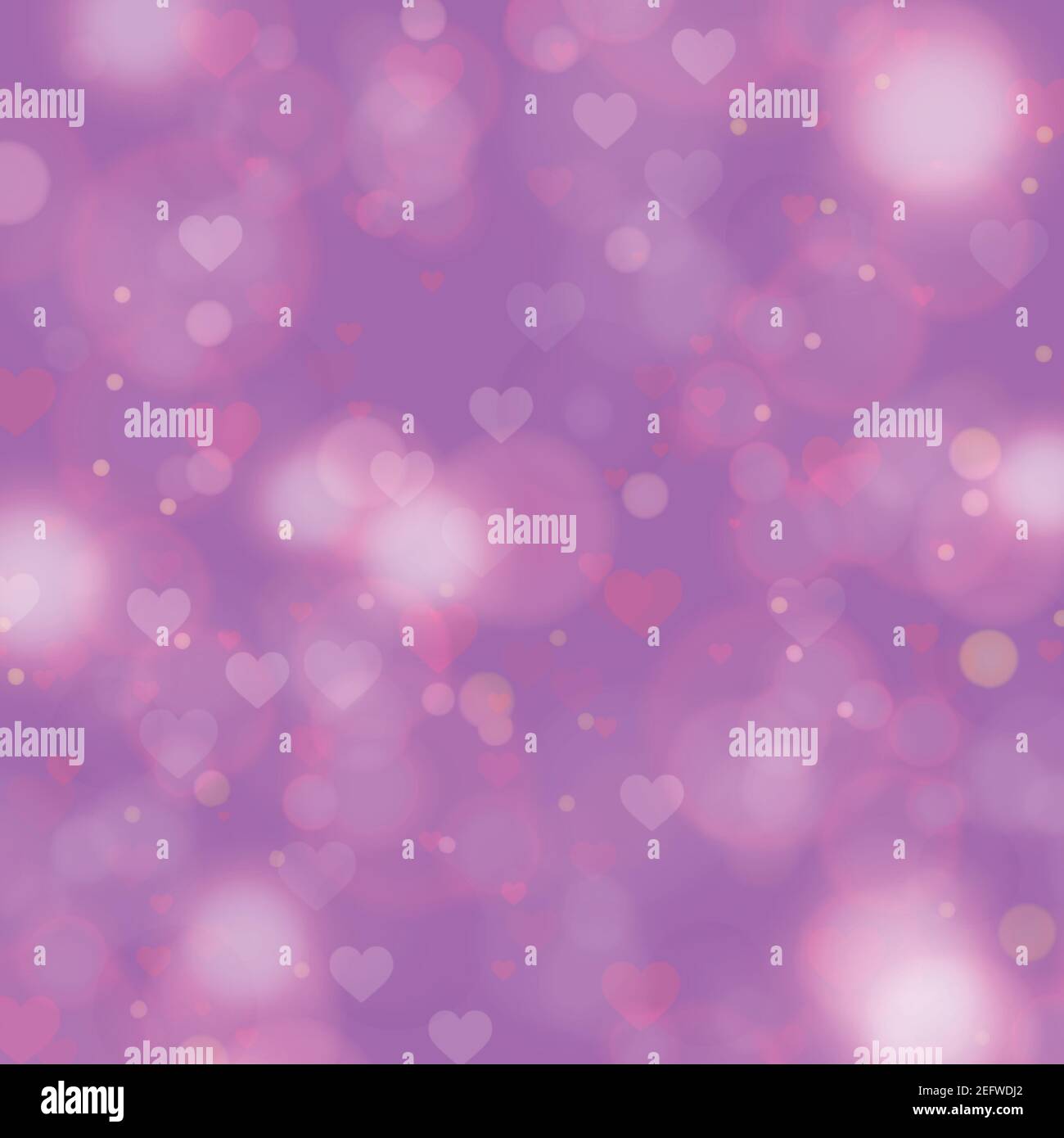 Abstract multicolored bokeh background with hearts - Vector ...