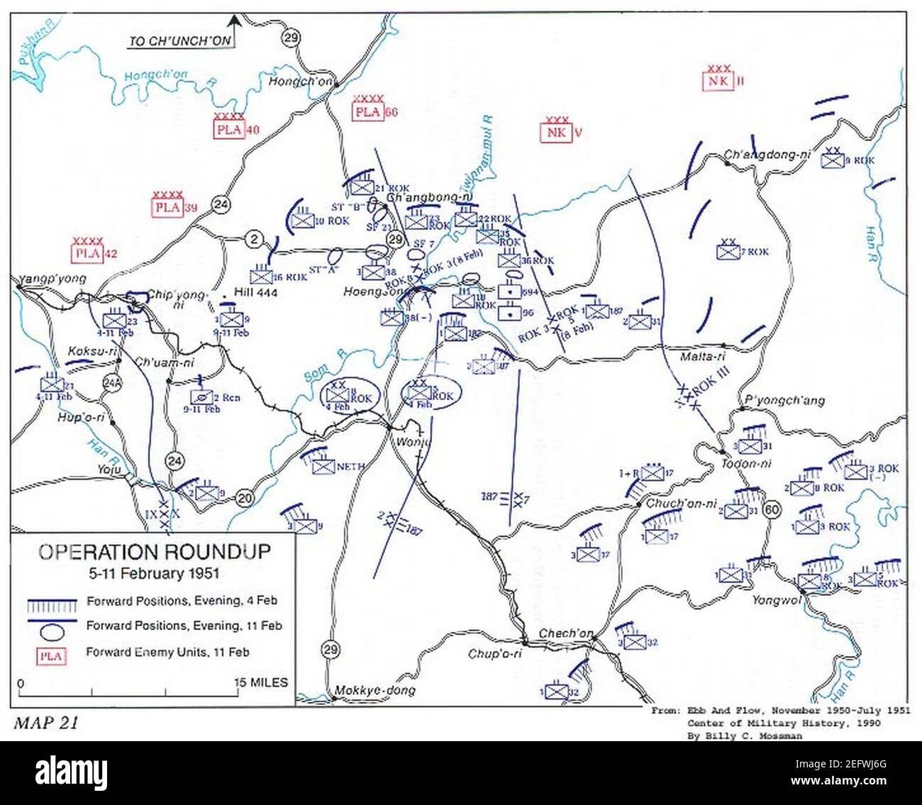 Operation Roundup (1951) 5-11 February Stock Photo - Alamy