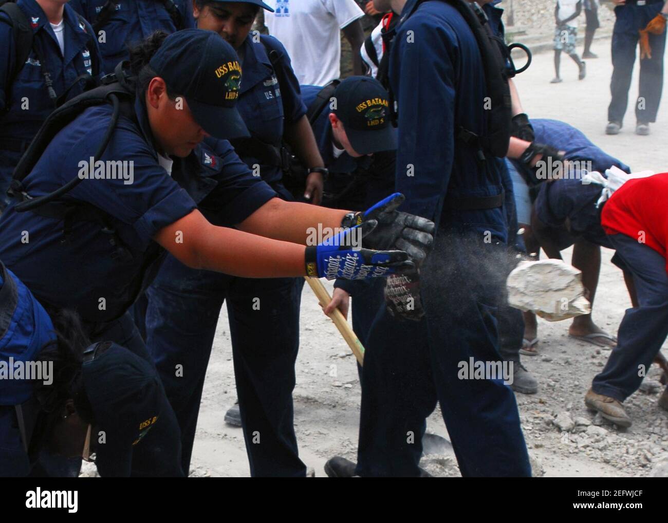 Operation Unified Response 100126 Stock Photo - Alamy