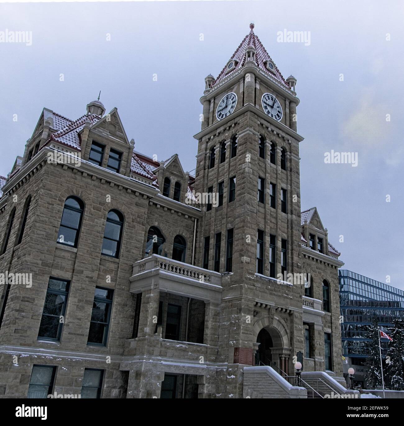 Calgary clock hi-res stock photography and images - Alamy