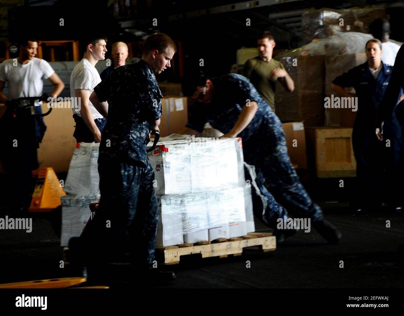 Operation Unified Response, Bataan Amphibious Relief Mission Stock ...