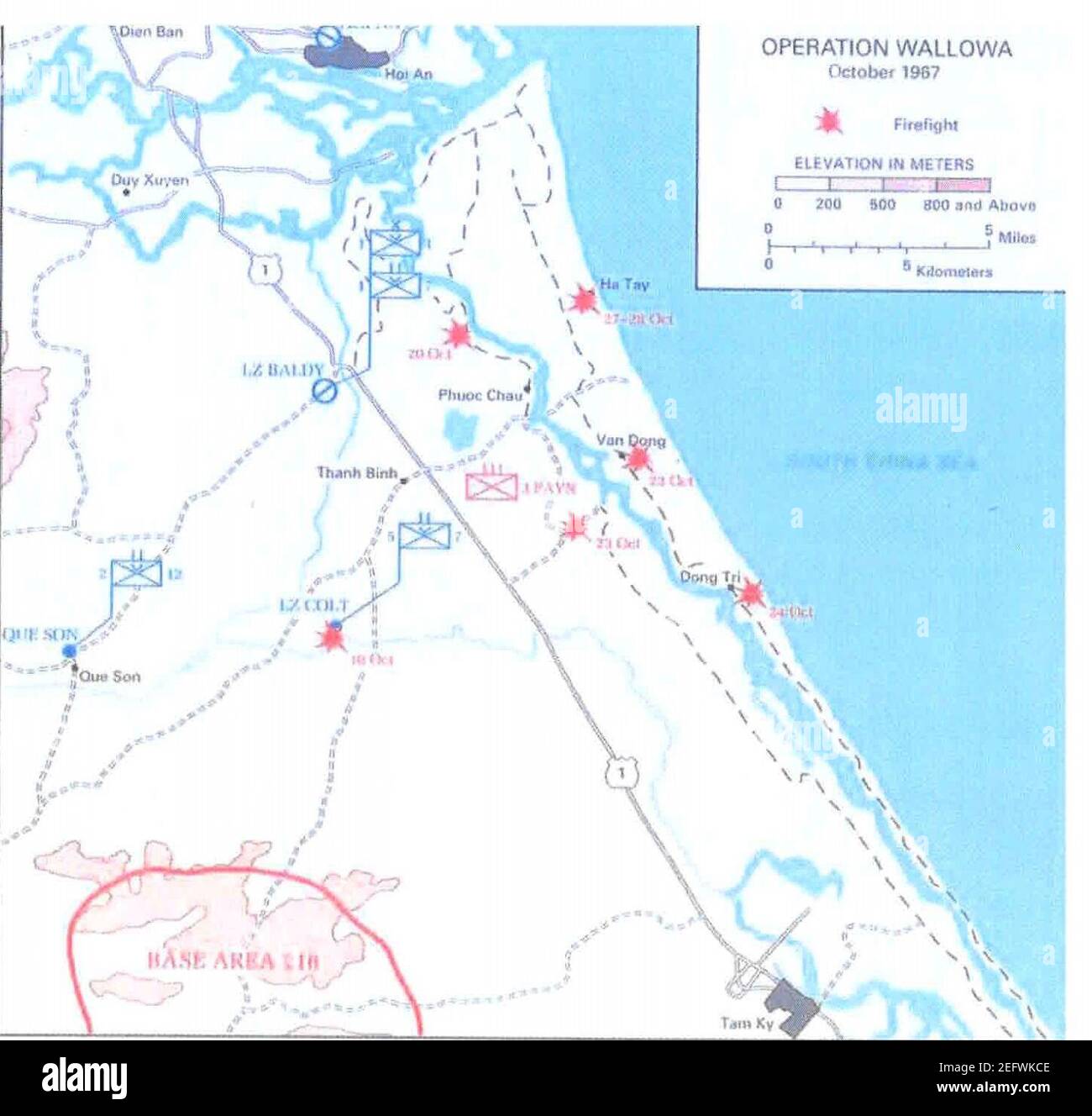 Operation Wallowa October 1967 Stock Photo - Alamy