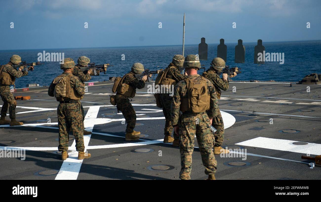 Operations aboard USS Denver support Cobra Gold 140207 Stock Photo - Alamy