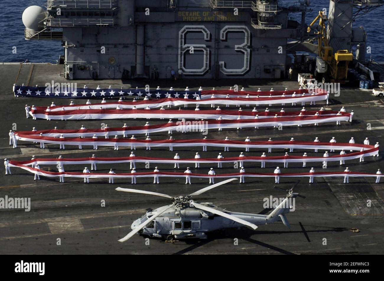 Operations aboard USS Kitty Hawk Stock Photo - Alamy