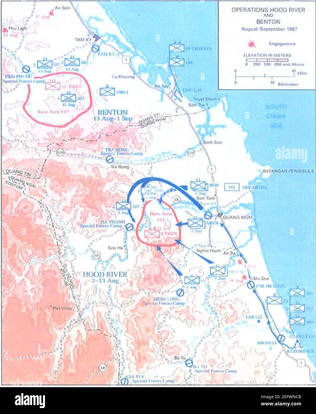 Operations Hood River and Benton August-September 1967 Stock Photo - Alamy
