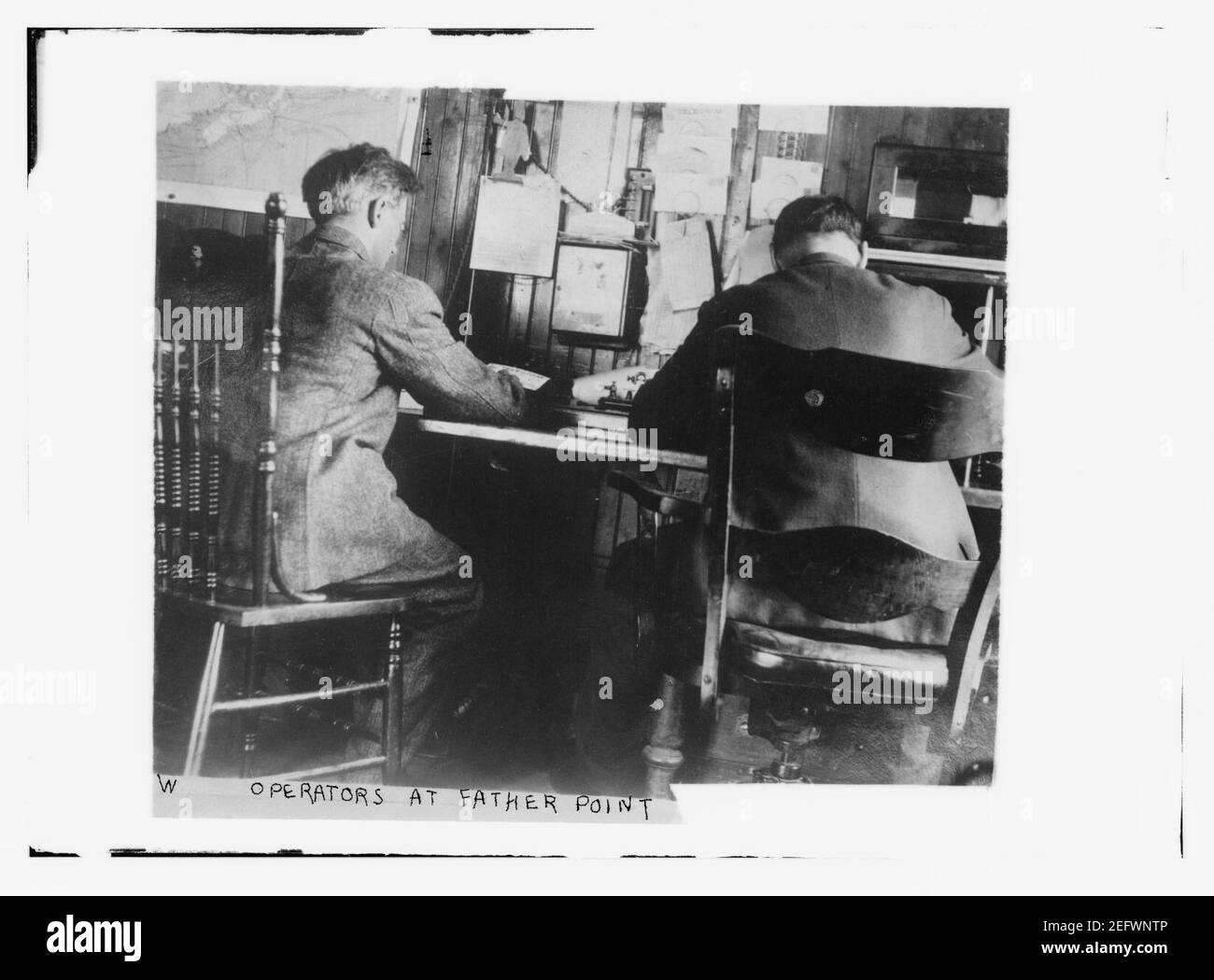 Operators at Father's Point Stock Photo - Alamy