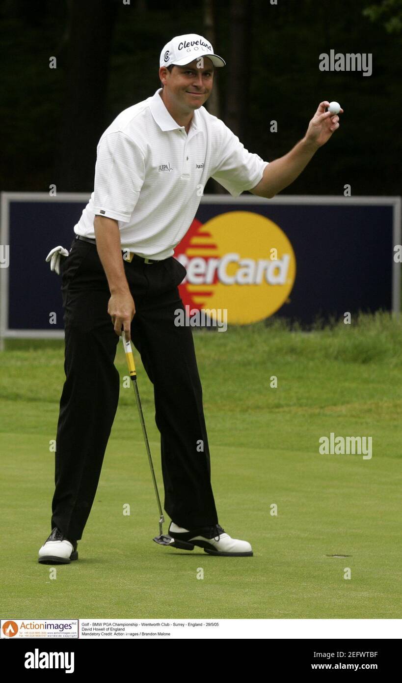 David howell bmw pga championship hi-res stock photography and images ...