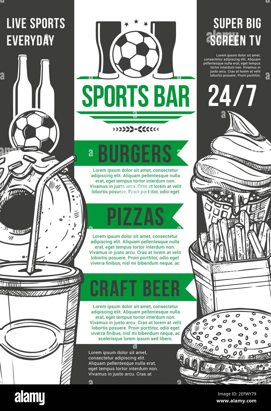 Sports Bar Menu Design Sports Bar Menu Images Free Download On