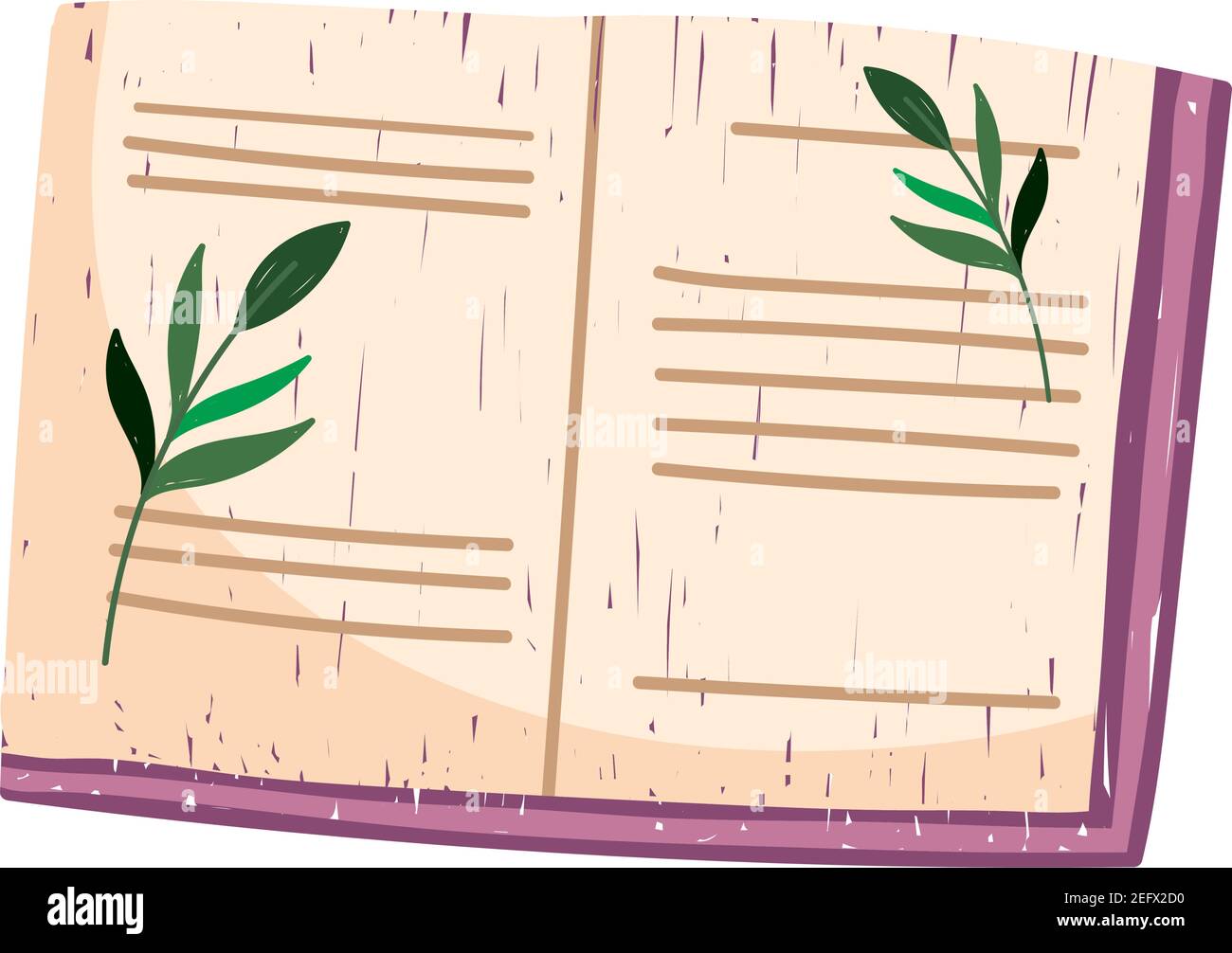 open book study science academic vector illustration hand drawn style ...