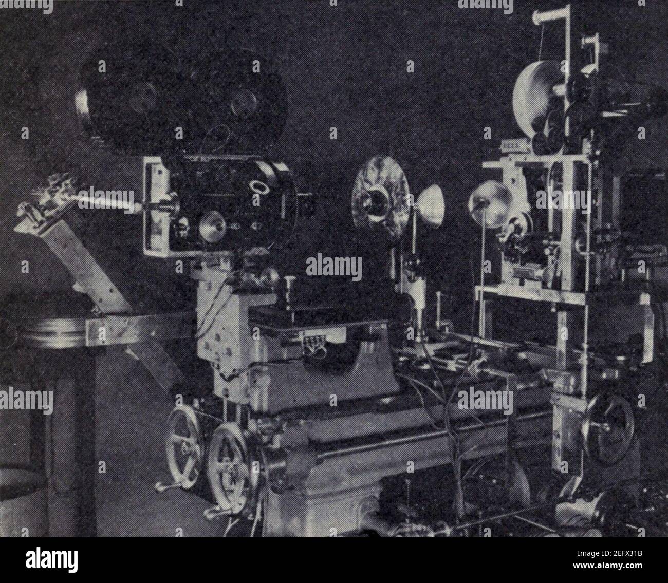 Optical printer by Carl Louis Gregory, rear side, March 1943 Stock ...
