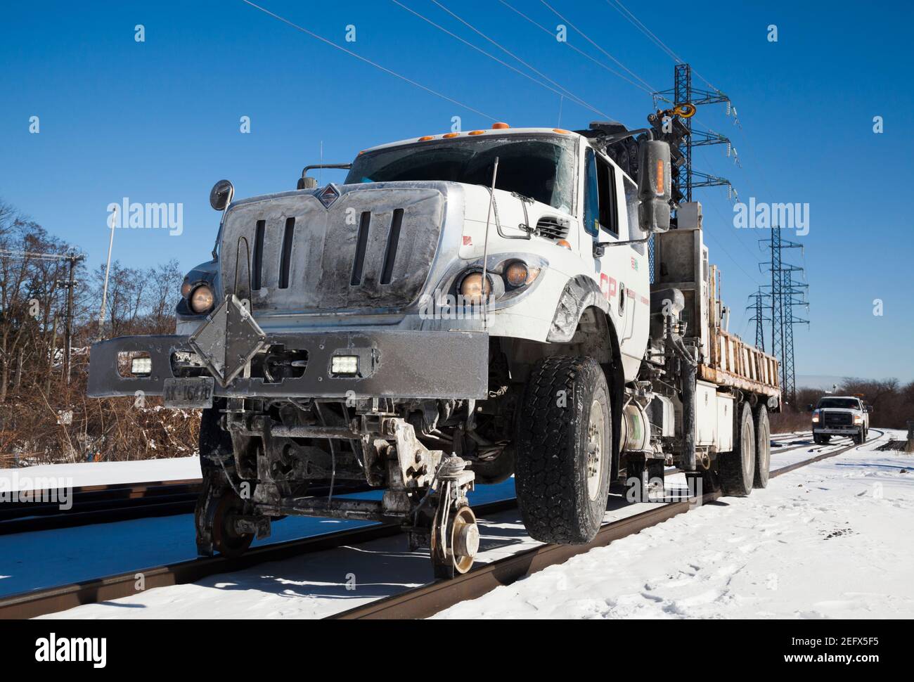 Hi rail truck hi-res stock photography and images - Alamy