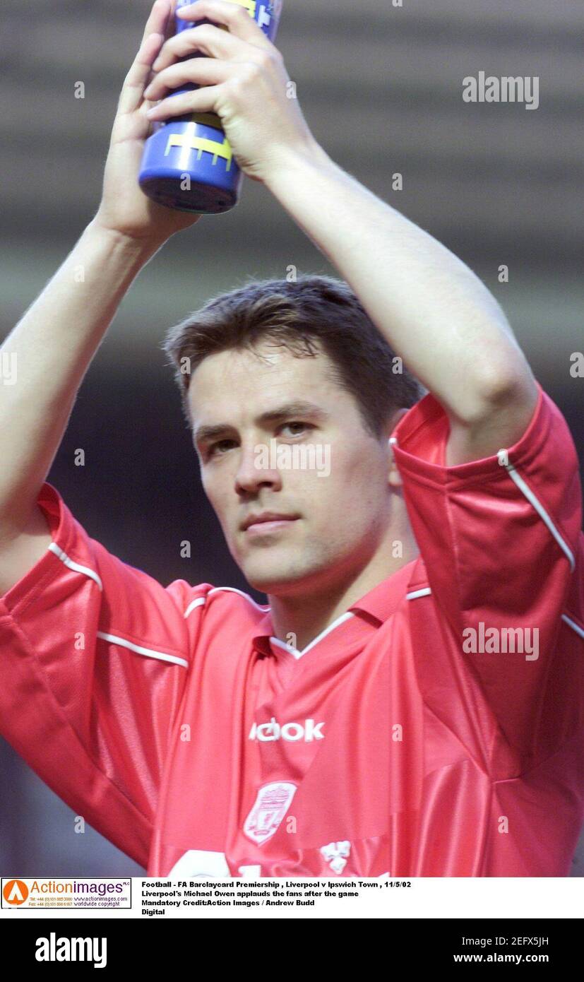 Michael owen fans hi-res stock photography and images - Alamy