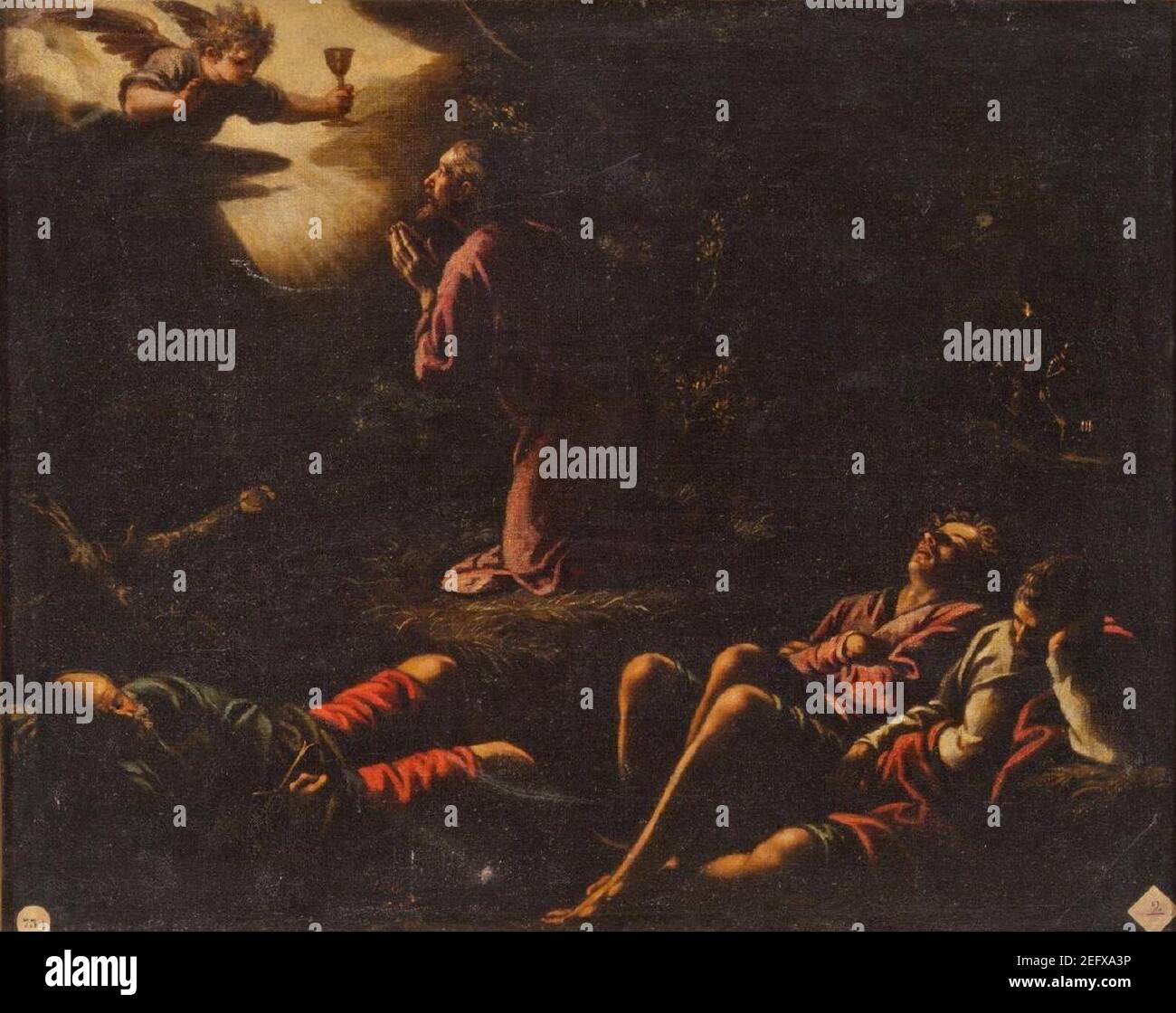 Oración en el Huerto, de Pedro de Orrente (Real Academia de Bellas ...