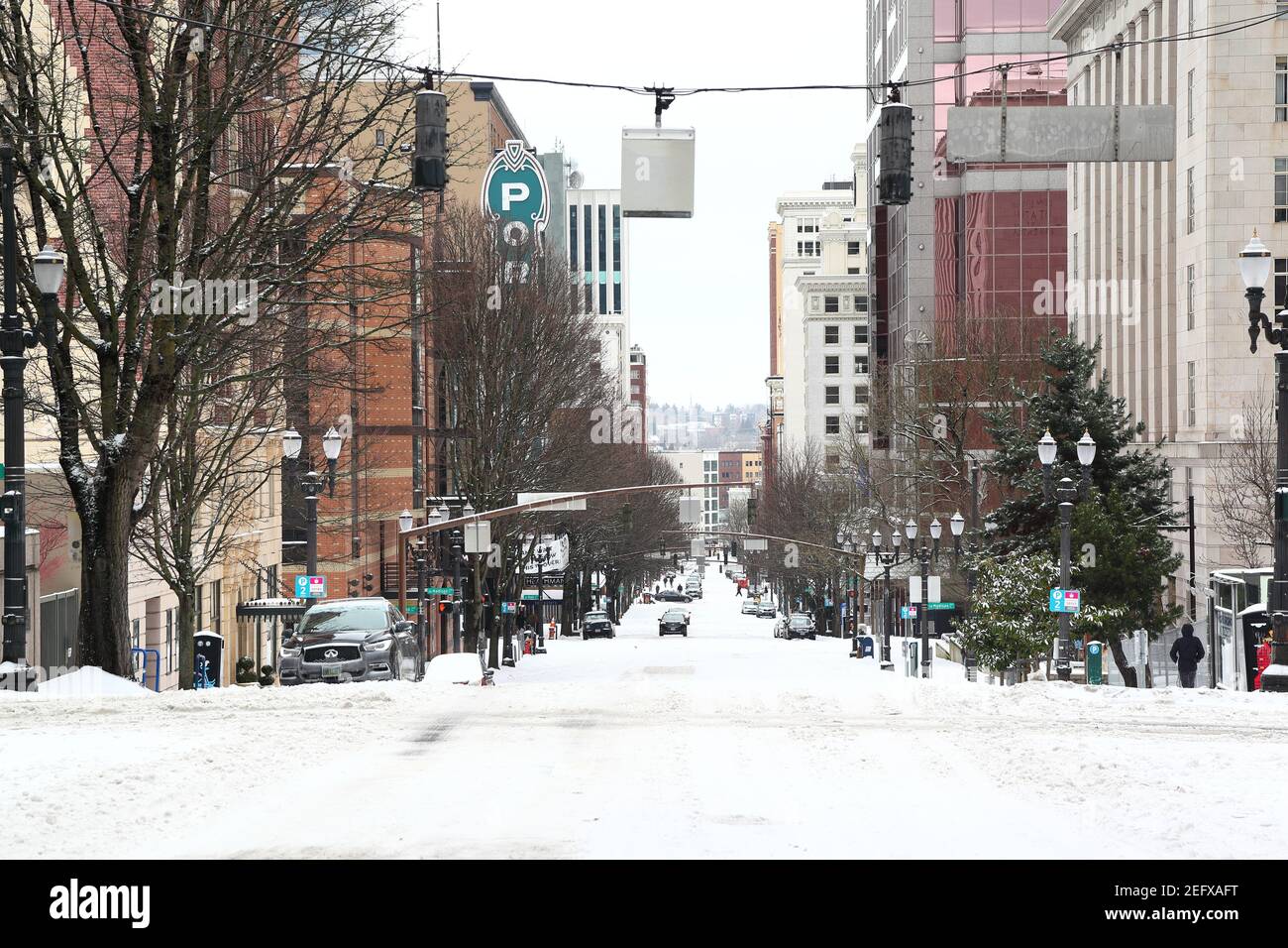 Editorial Image Portland, Oregon Feb/13/2021: The city of Portland ...