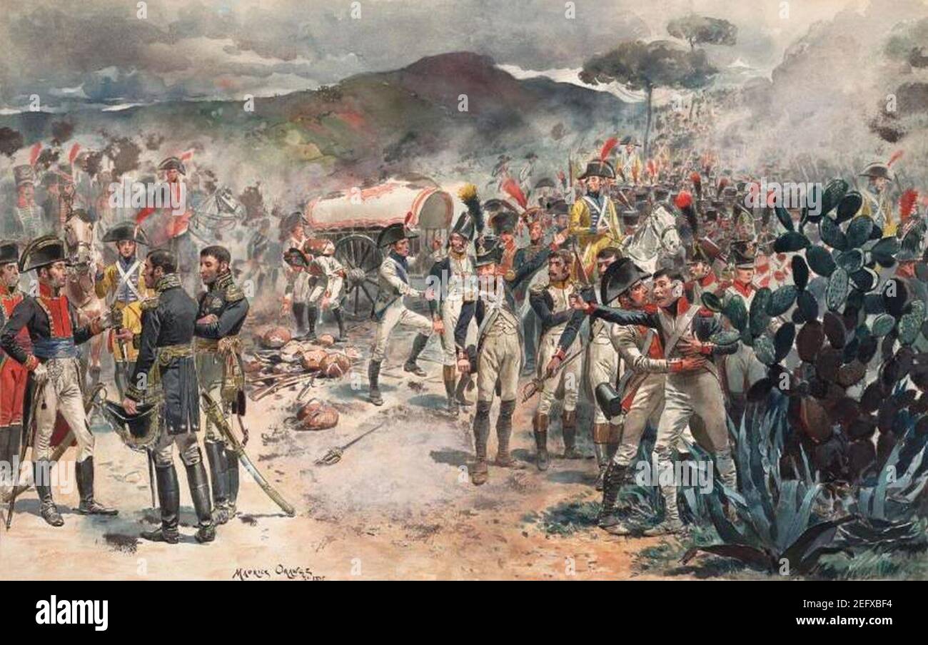 Orange-Capitulation at Bailen Stock Photo - Alamy