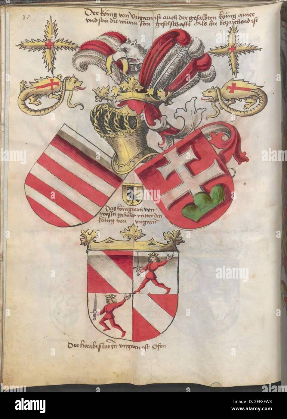 Order of the Dragon in heraldry Stock Photo - Alamy