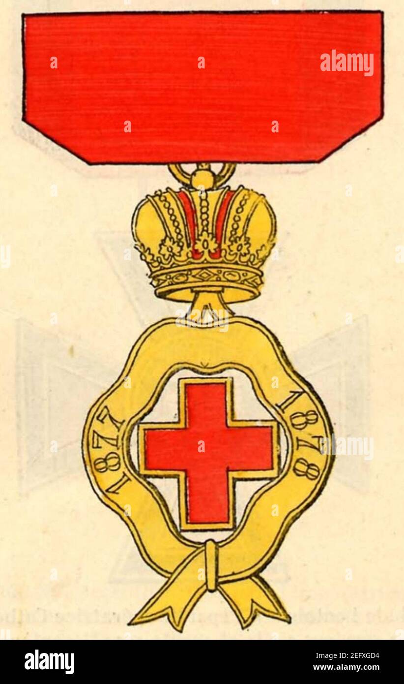Order of the Red Cross (Imperial Russia Stock Photo - Alamy