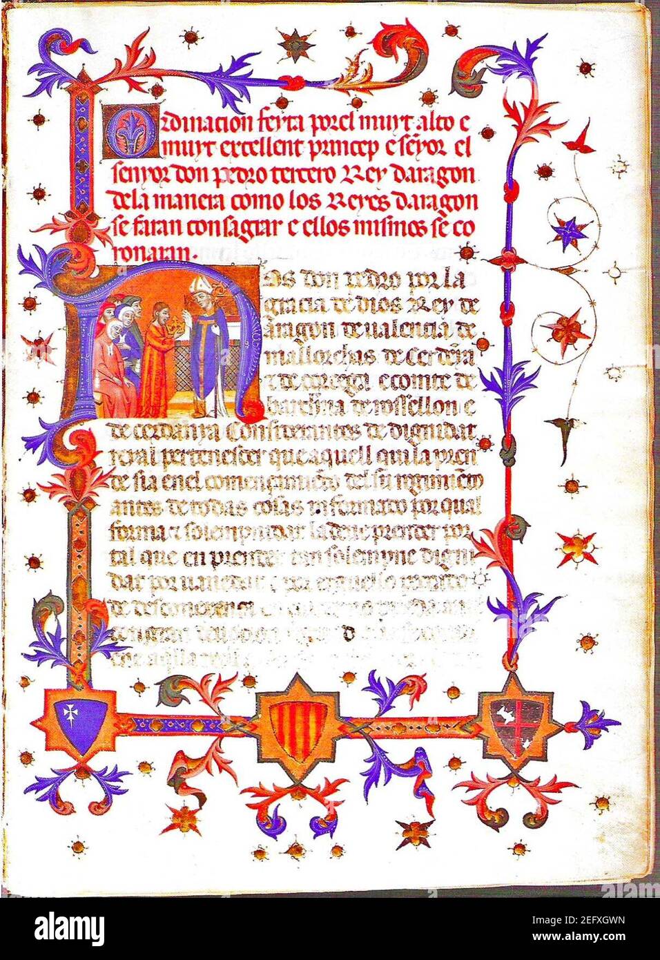 Ordinacion feyta por el muyt alto e muyt excellent Princep e Senyor el ...