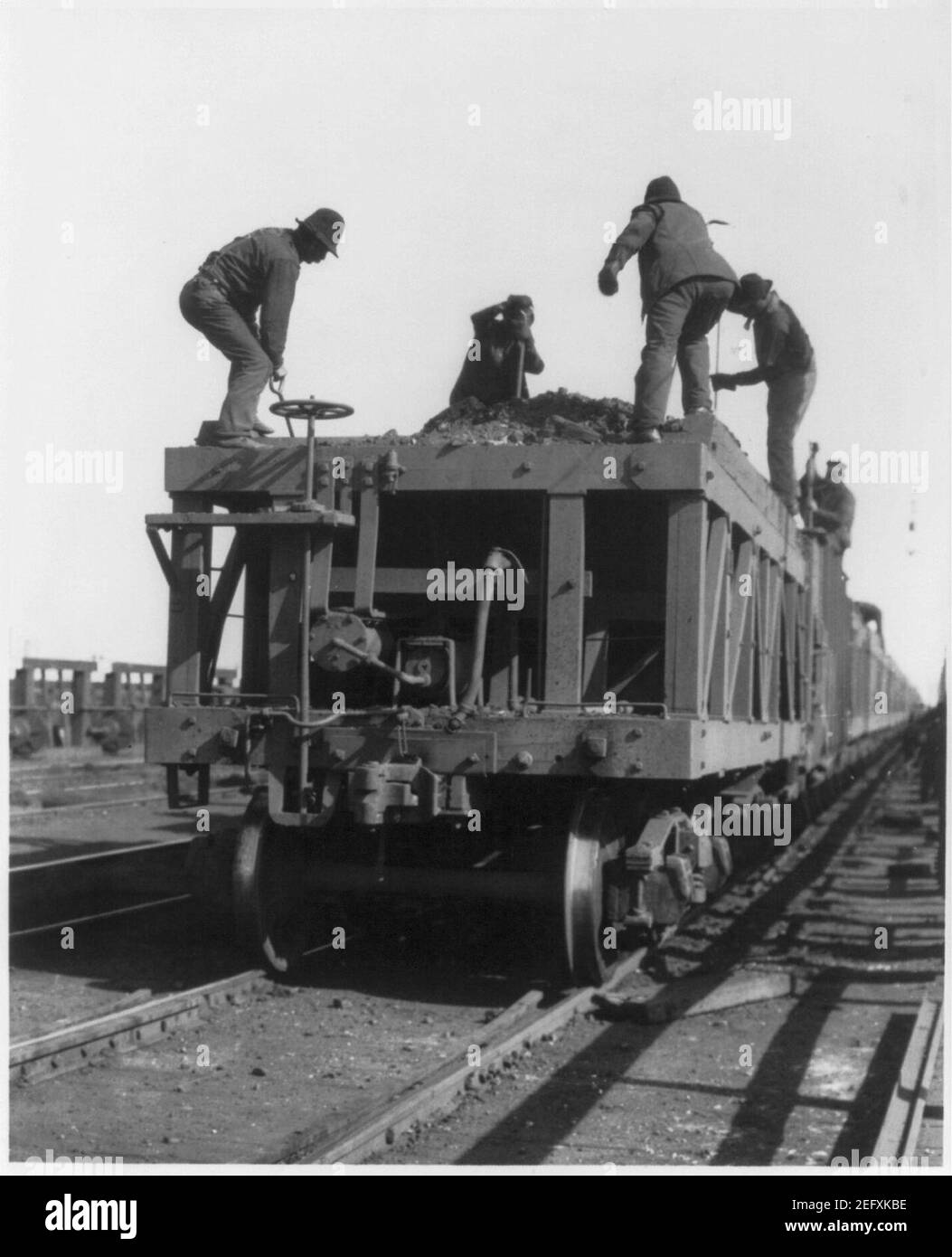 Ore cars Black and White Stock Photos & Images - Alamy