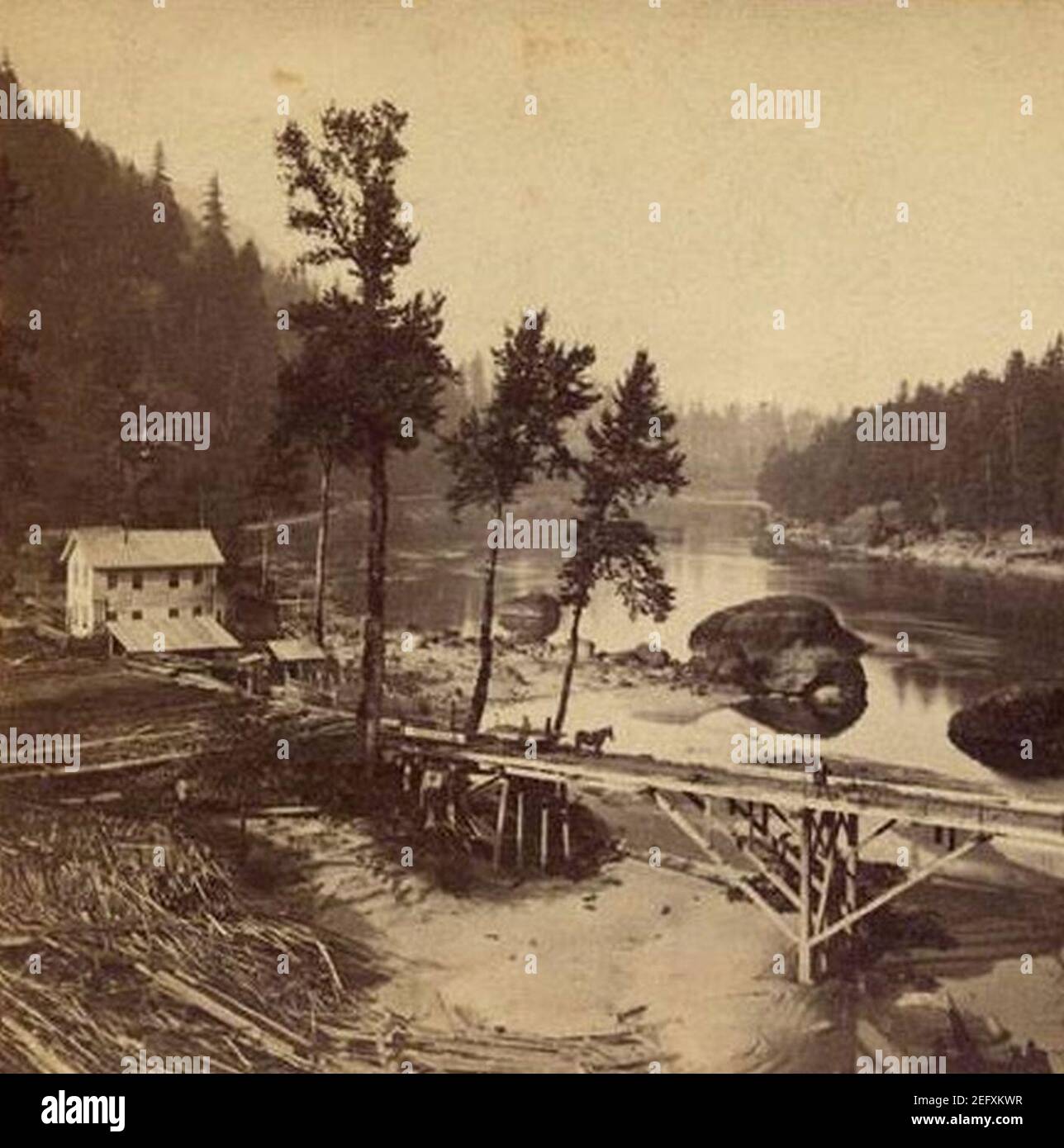 Portage railroad hi-res stock photography and images - Alamy