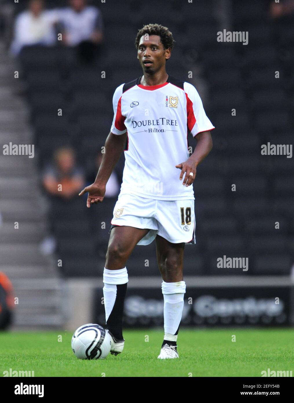 Soccer pre friendly milton dons birmingham city stadium hi-res stock photography and images - Alamy